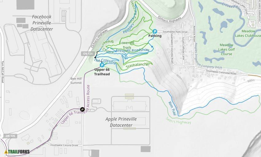 66 Trails, Prineville Mountain Biking Trails | Trailforks