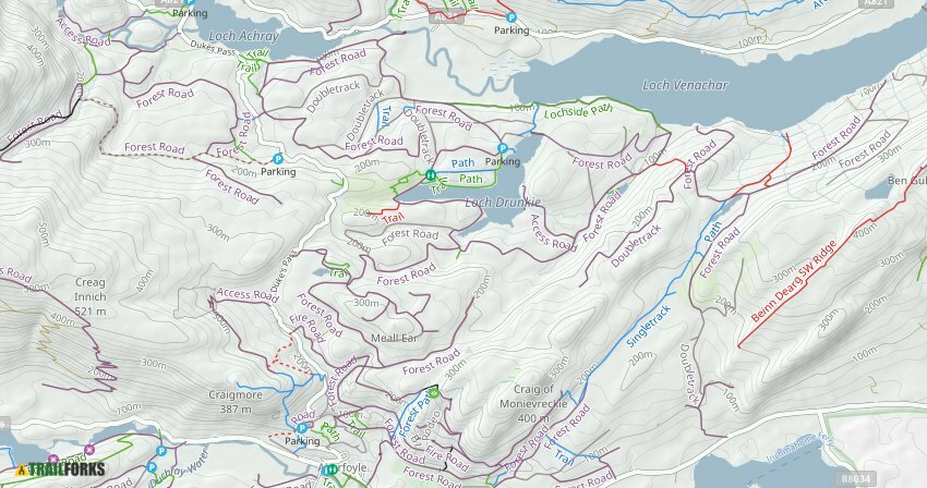 Achray Forest, Aberfoyle Mountain Biking Trails | Trailforks