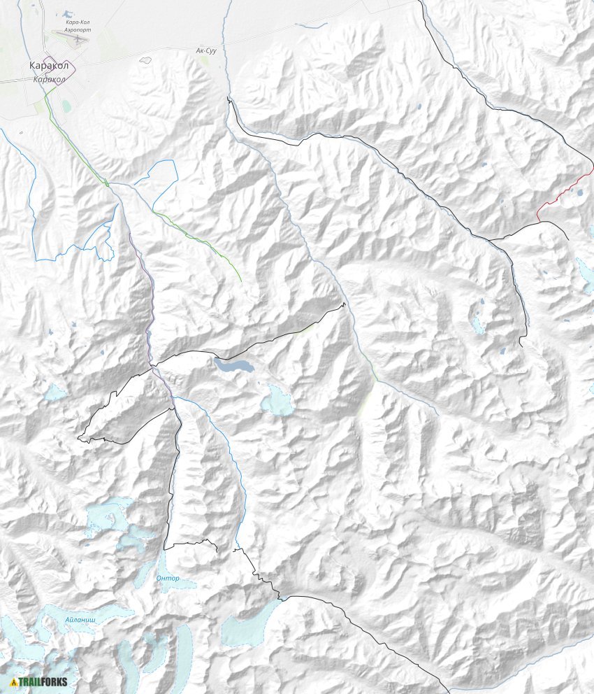 Ak-suu Mountains - Southern Karakol, Karakol Mountain Biking Trails ...