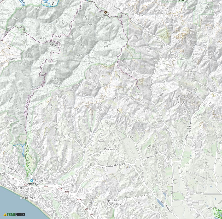 Aptos, California Mountain Biking Trails | Trailforks