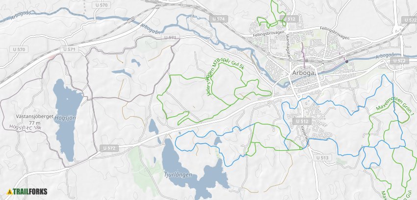 Arboga Centralt Mountain Biking Trails | Trailforks