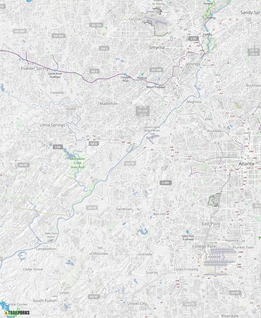 Atlanta, Georgia Mountain Biking Trails | Trailforks