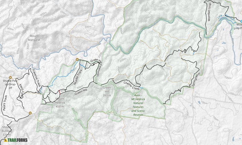 Avon - Mt Hedrick Reserve Mountain Biking Trails | Trailforks