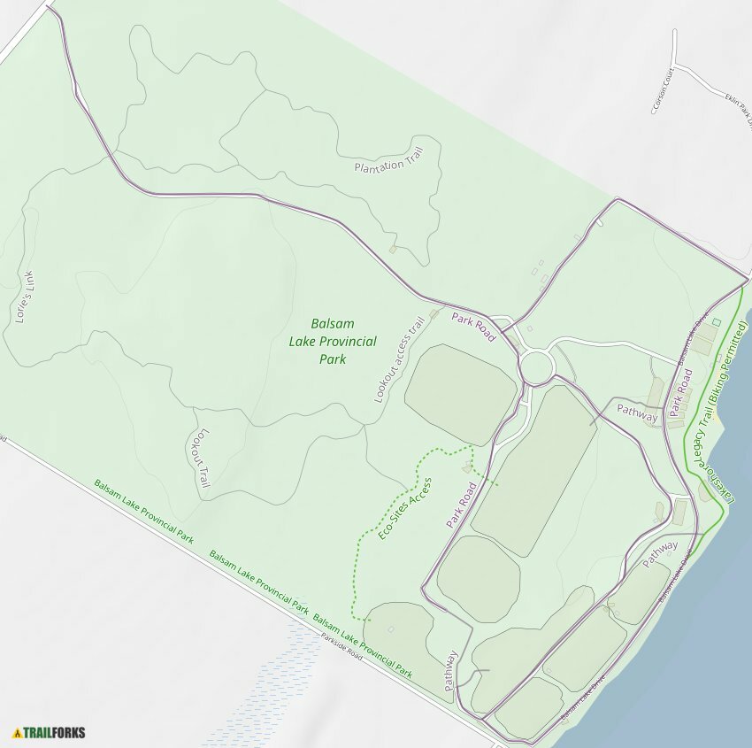 Balsam Lake Provincial Park, Bexley Mountain Biking Trails | Trailforks