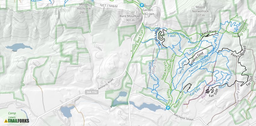 Batchelor Street Trails Mountain Biking Trails | Trailforks