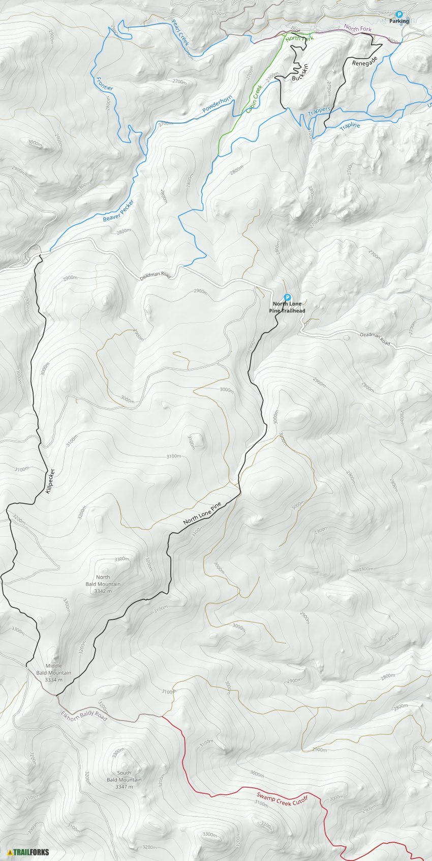 Beaver Meadows Resort Ranch, Red Feather Lakes Mountain Biking Trails ...