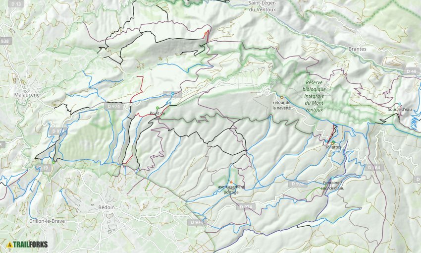 Bédoin, France Mountain Biking Trails | Trailforks