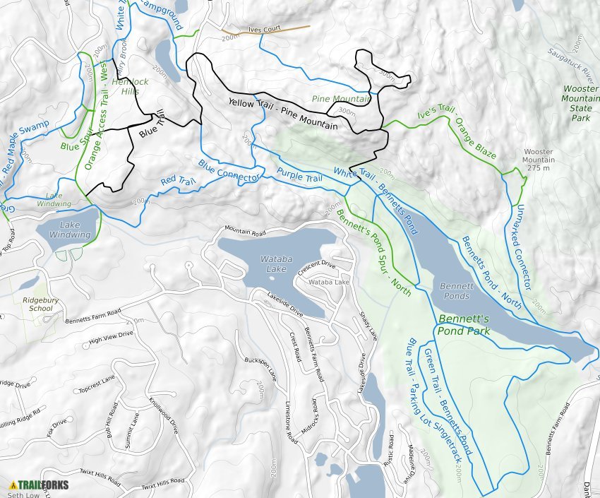 Bennetts Pond / Hemlock Hills Mountain Biking Trails | Trailforks