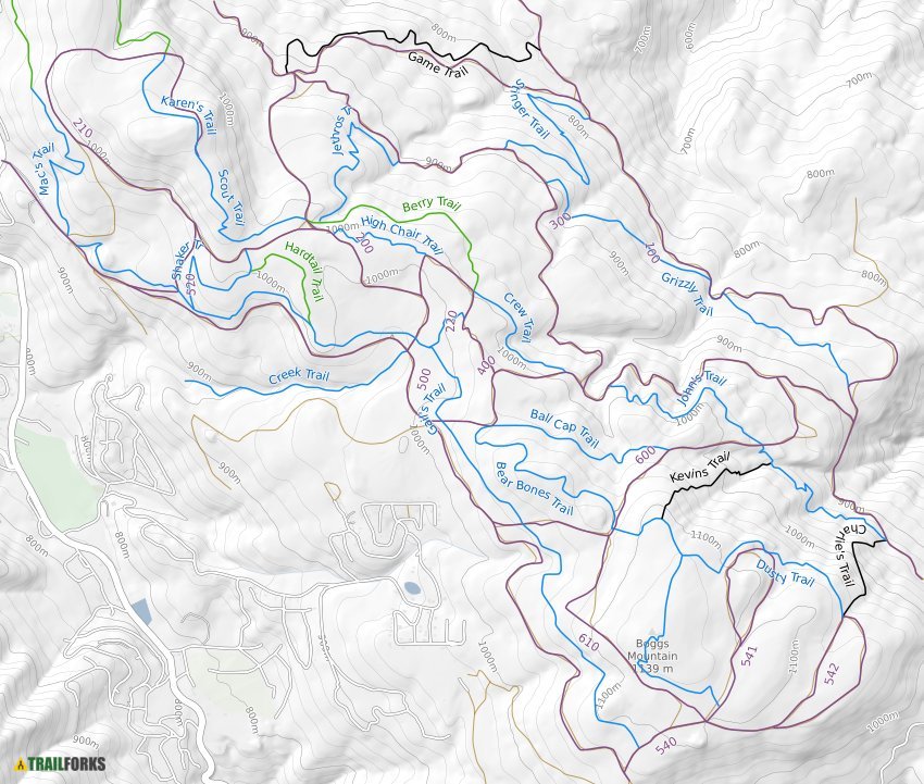 Boggs Mountain Biking Trails | Trailforks