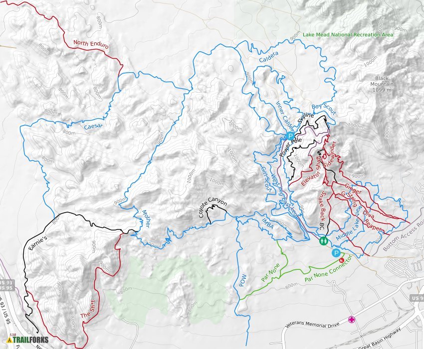 Boulder City, Nevada Mountain Biking Trails | Trailforks
