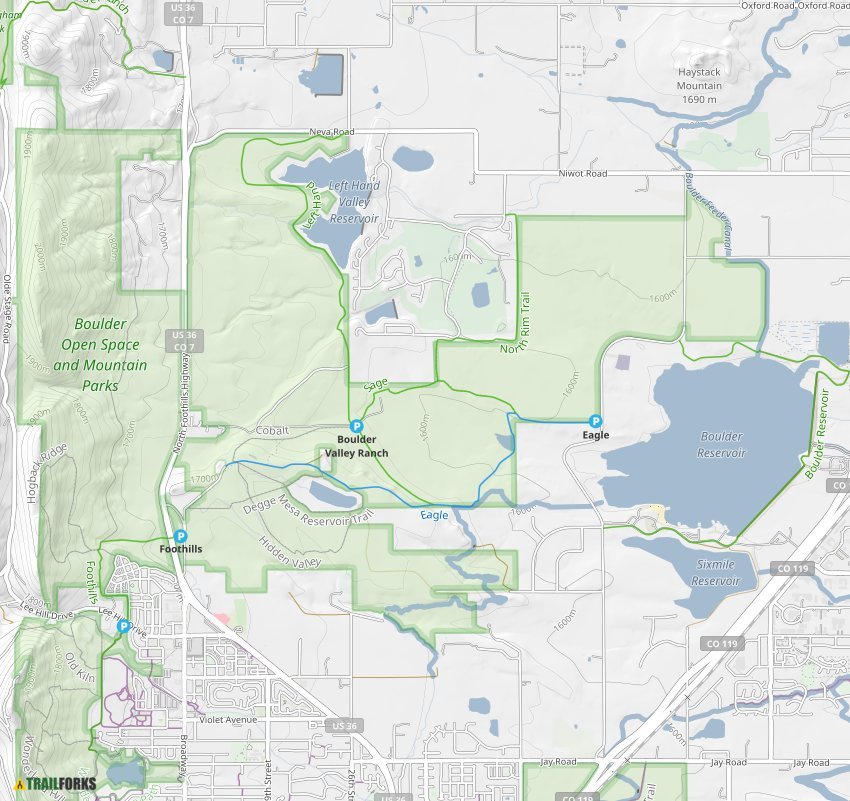 Boulder Valley Ranch / Boulder Reservoir Mountain Biking Trails ...