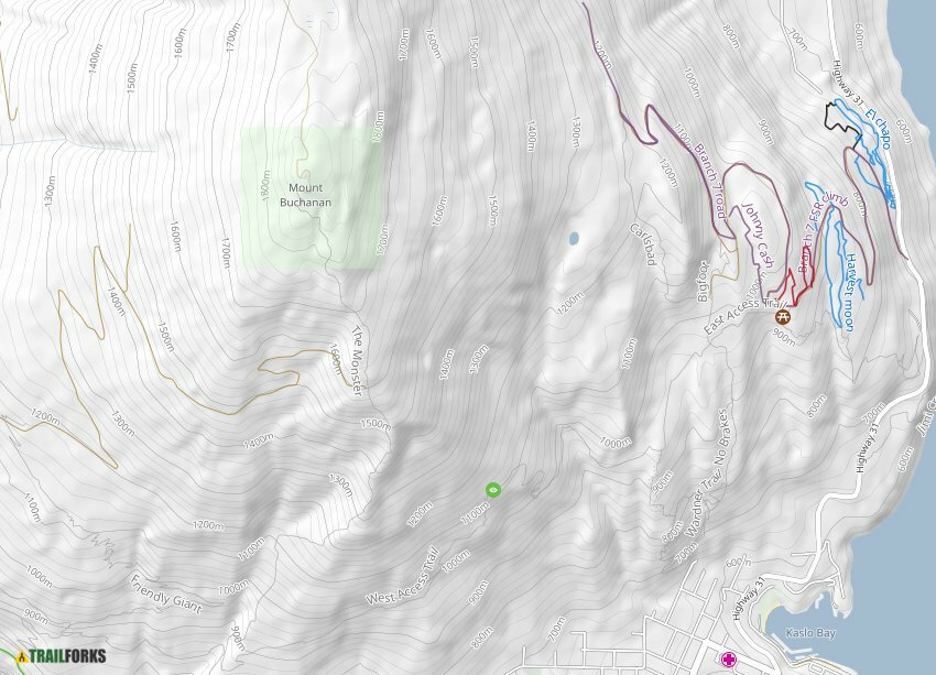 Branch 7 Trails, Kaslo Mountain Biking Trails | Trailforks