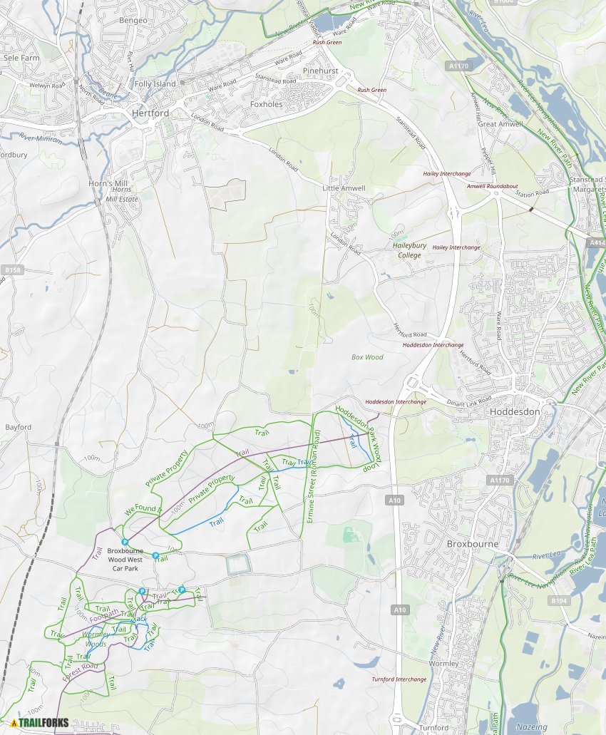 Broxbourne, United Kingdom Mountain Biking Trails | Trailforks