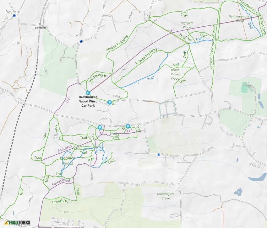 Broxbourne Woods Mountain Biking Trails | Trailforks