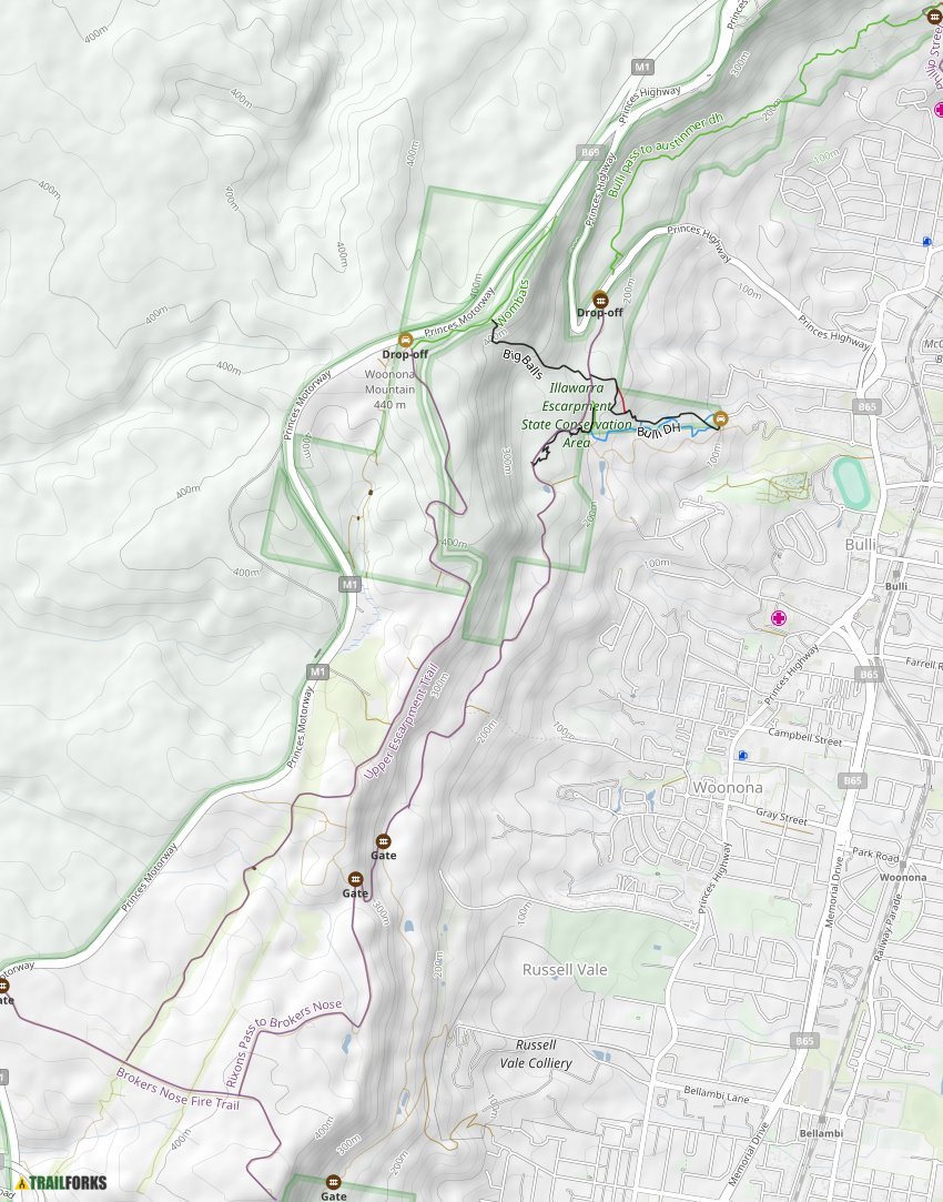 Bulli Pass, Wollongong Mountain Biking Trails | Trailforks