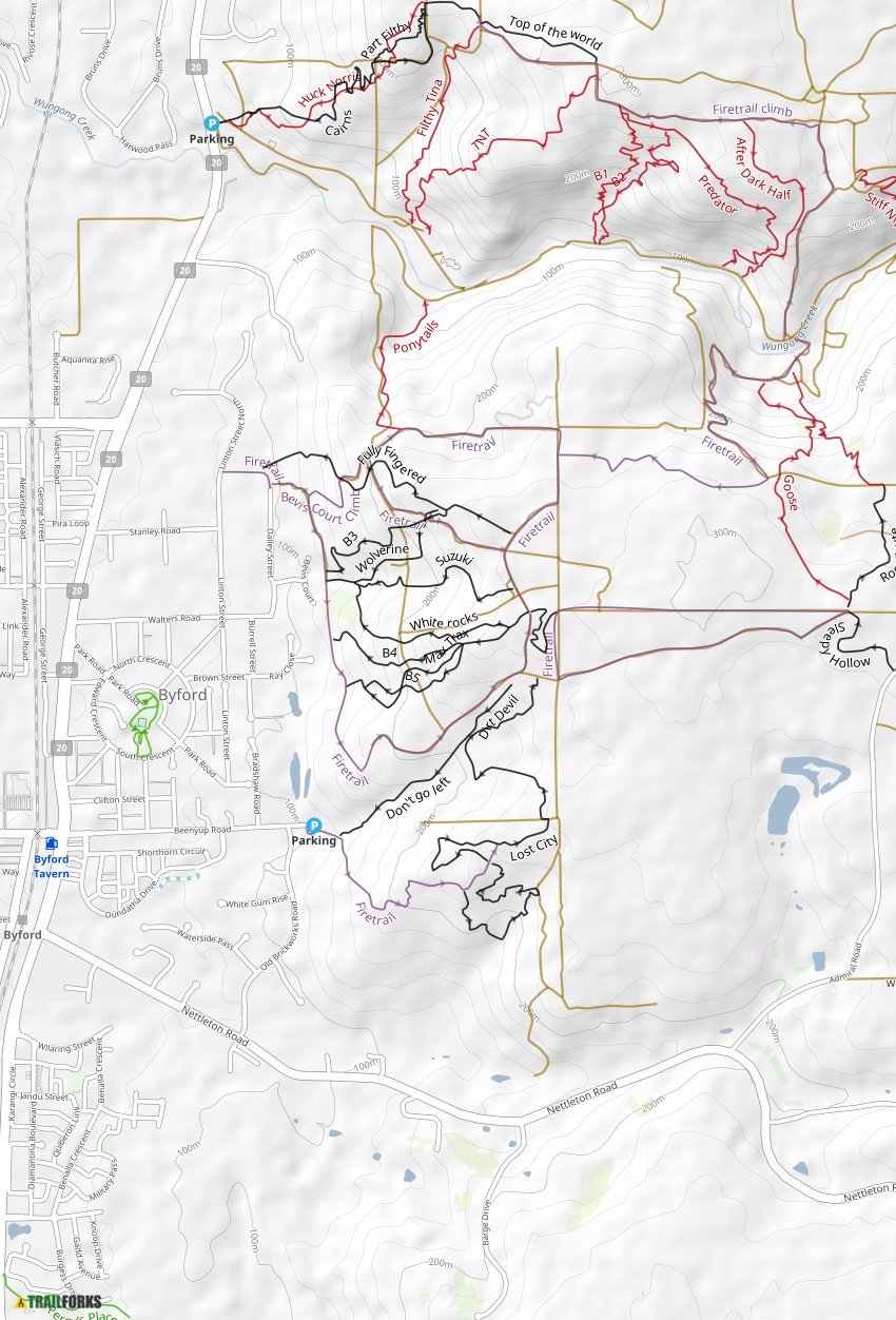 Byford, Perth Mountain Biking Trails | Trailforks