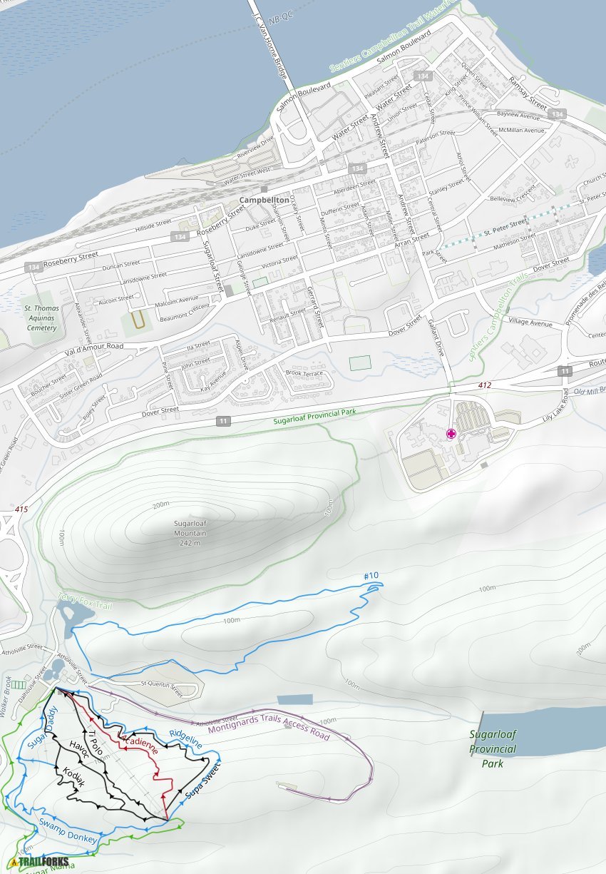 Campbellton, New Brunswick Mountain Biking Trails | Trailforks