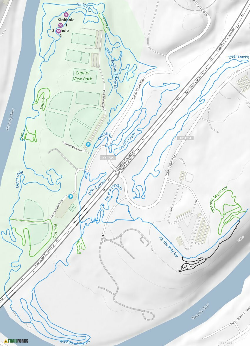 Capitol View Park, Frankfort Mountain Biking Trails | Trailforks