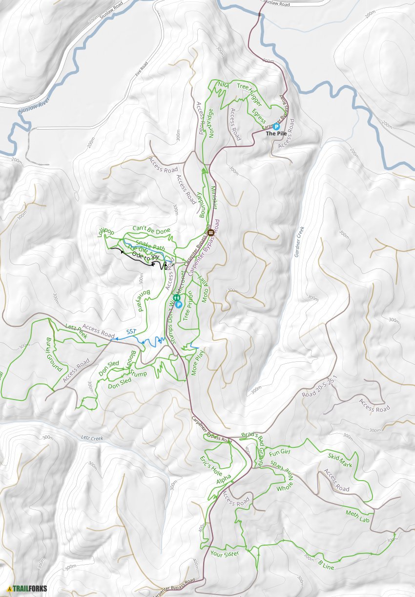 Carpenter Bypass Mountain Biking Trails | Trailforks