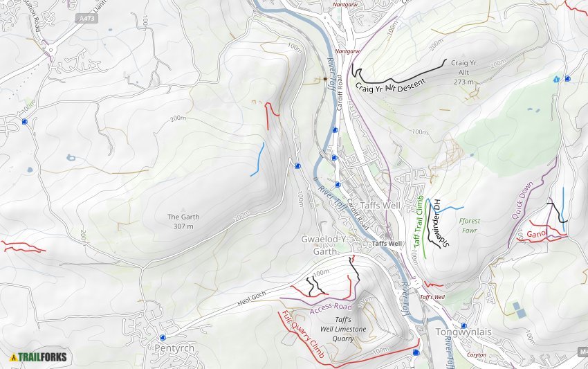 Castell Coch, Tongwynlais Mountain Biking Trails | Trailforks