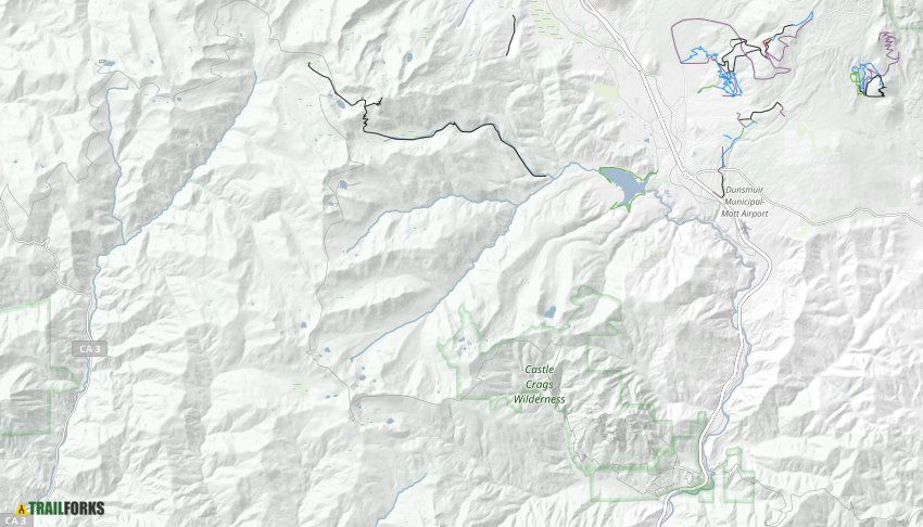 Castle Crags State Park, Castella Hiking Trails | Trailforks