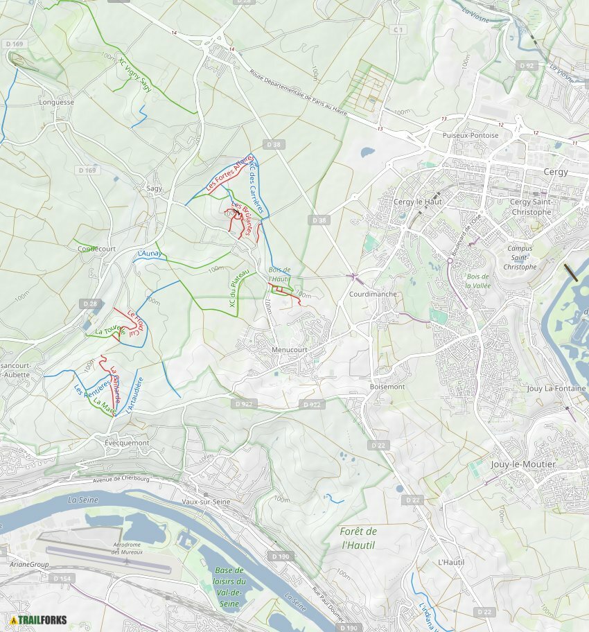 Cergy, France Road Biking Trails | Trailforks