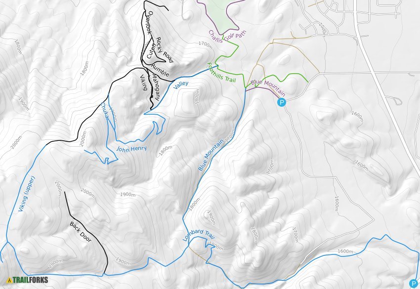 Challis Foothills, Challis Mountain Biking Trails | Trailforks