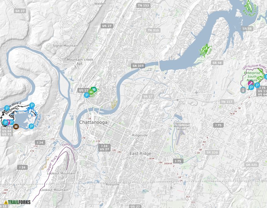 Chattanooga, Tennessee Mountain Biking Trails | Trailforks