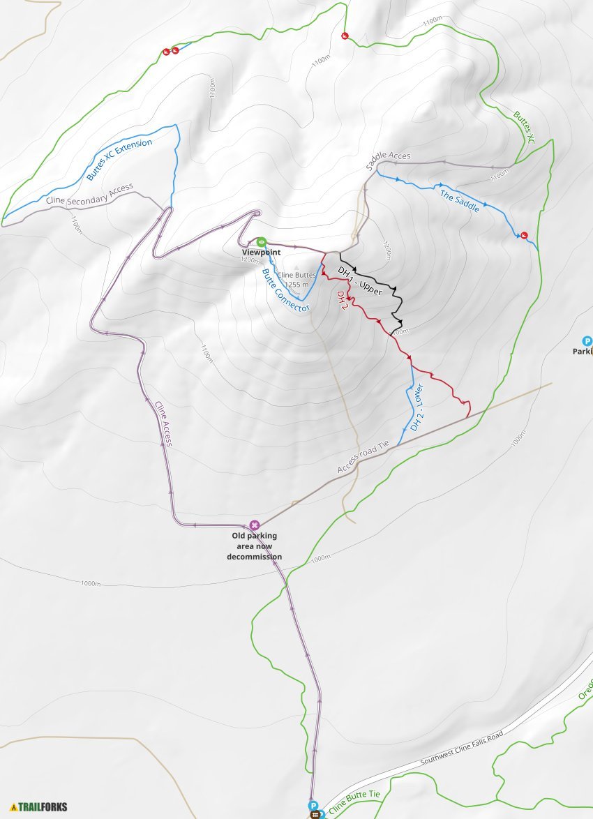 Cline Buttes OHV Trail System Mountain Biking Trails | Trailforks