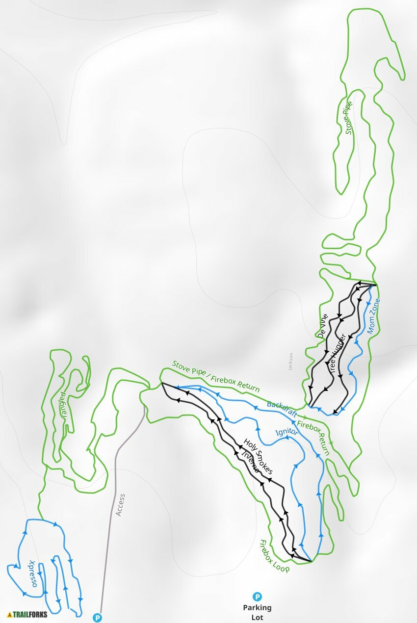 CrossRoads Mountain Bike Park, Jackson Mountain Biking Trails | Trailforks