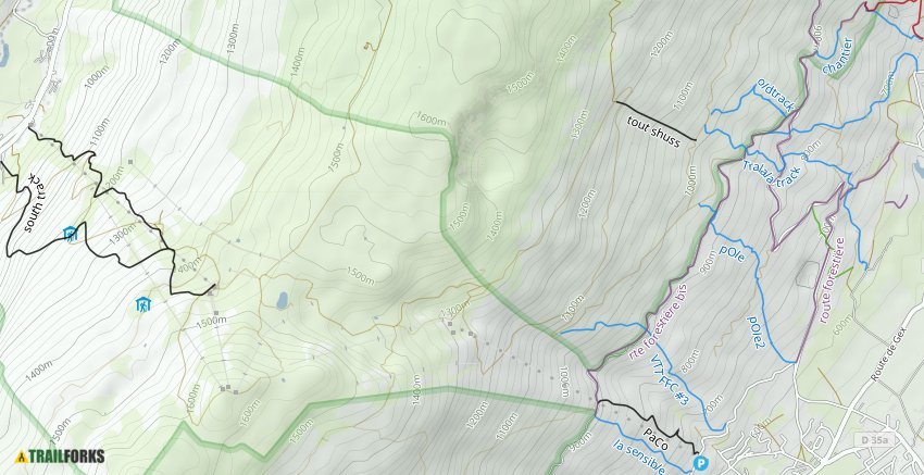 Crozet, France Mountain Biking Trails | Trailforks