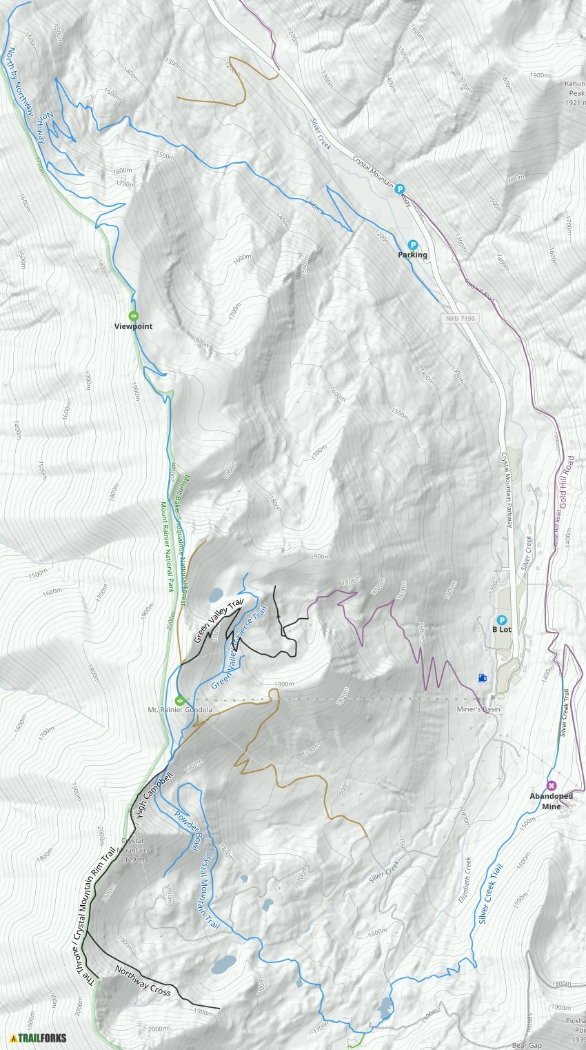 Crystal Mountain Resort Mountain Biking Trails | Trailforks