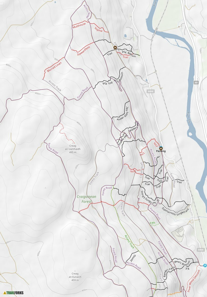 Dalmarnock, Dunkeld Mountain Biking Trails | Trailforks
