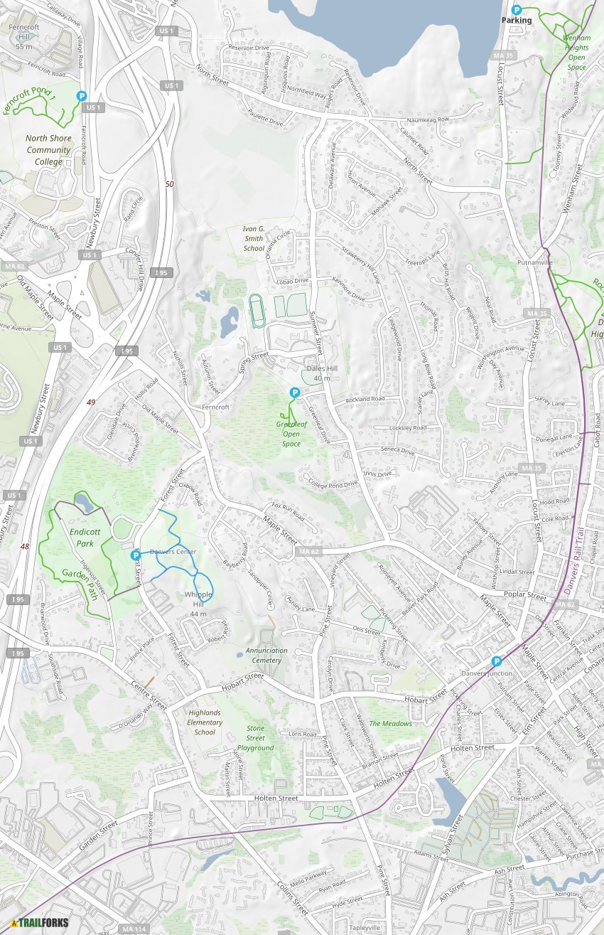 Danvers Rail Trail, Danvers Mountain Biking Trails | Trailforks