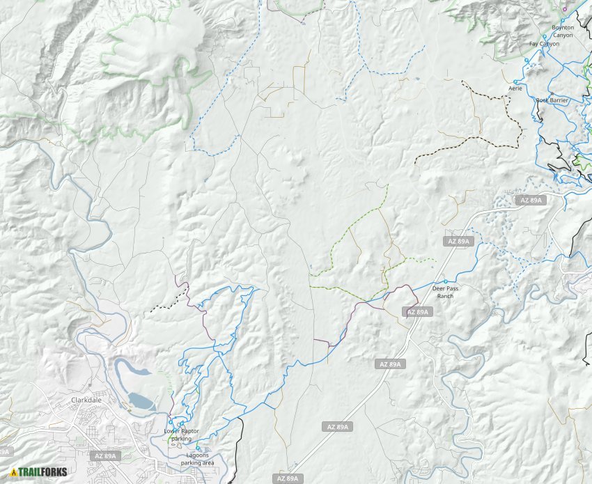 Dead Horse Ranch State Park, Cottonwood Mountain Biking Trails | Trailforks