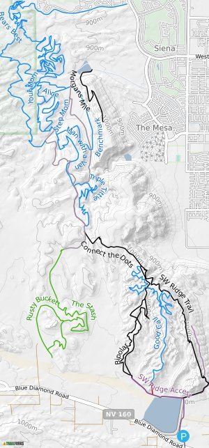 Southwest Ridge Mountain Biking Trails | Trailforks