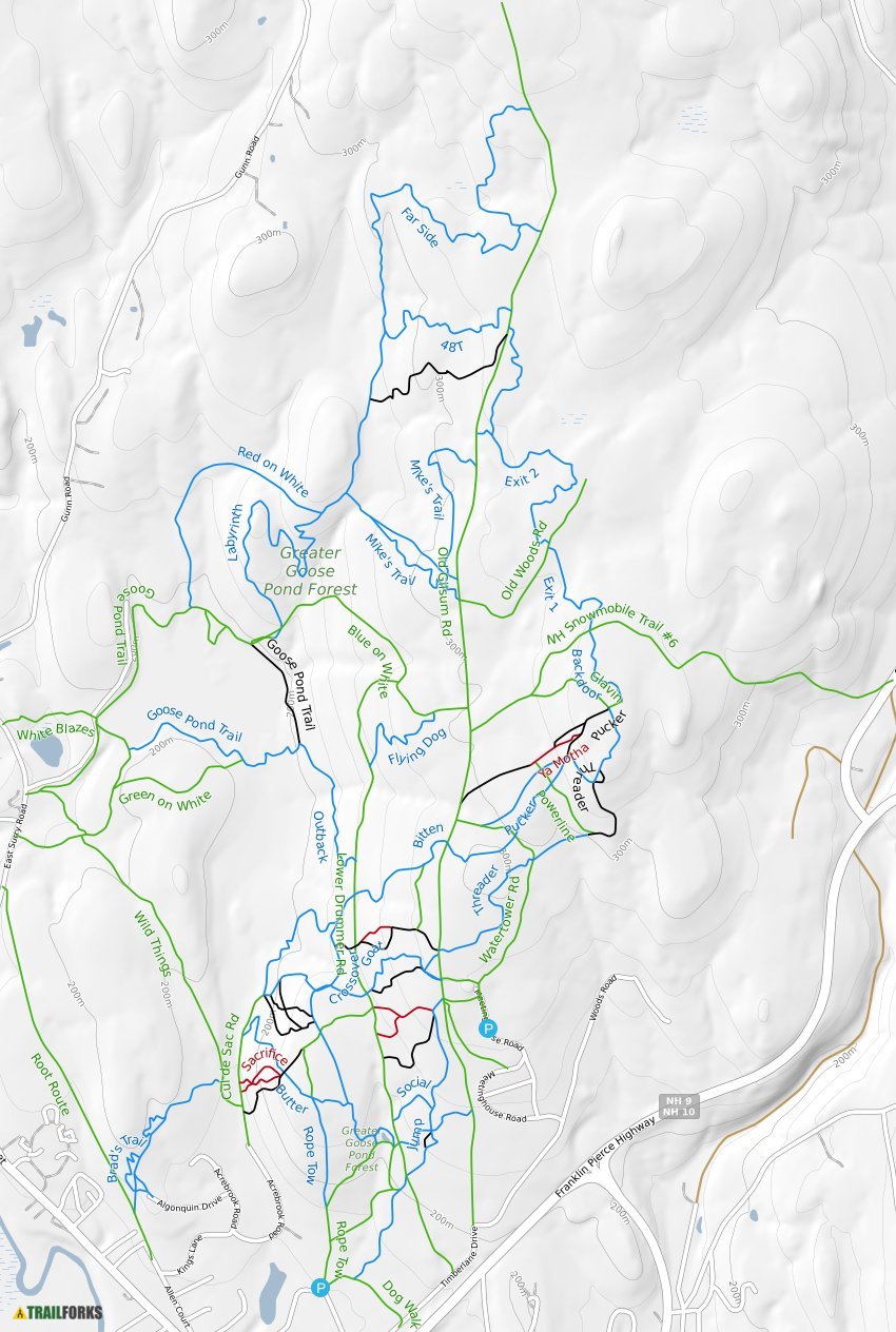 Drummer Hill/Goose Pond Mountain Biking Trails | Trailforks