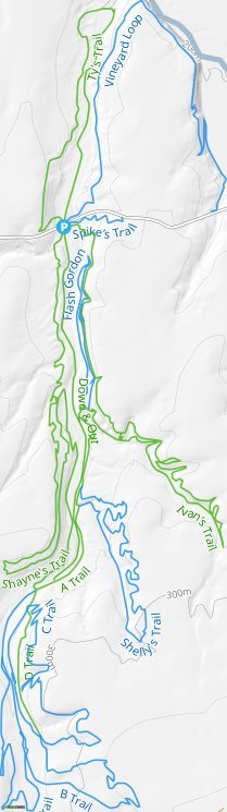 Echo West Vineyard, Echo Mountain Biking Trails | Trailforks