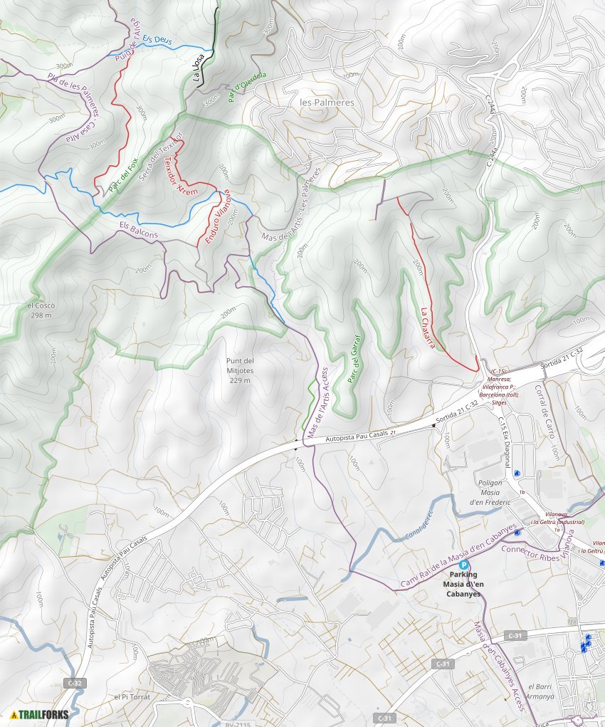 El Garraf - Vilanova i la Geltrú, Sitges Mountain Biking Trails ...