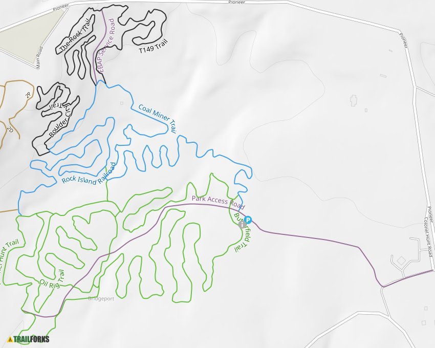 Endeavor Bridgeport Adventure Park, Bridgeport Mountain Biking Trails ...