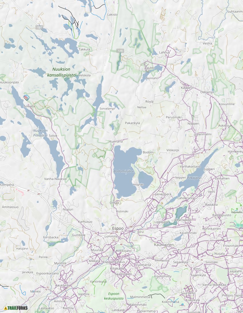 Espoo, Finland Mountain Biking Trails | Trailforks