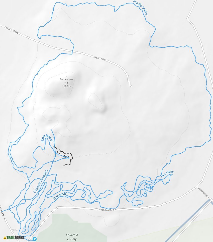 Fallon, Nevada Street Map
