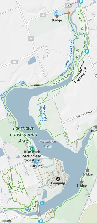 Fanshawe Conservation Area Mountain Biking Trails | Trailforks