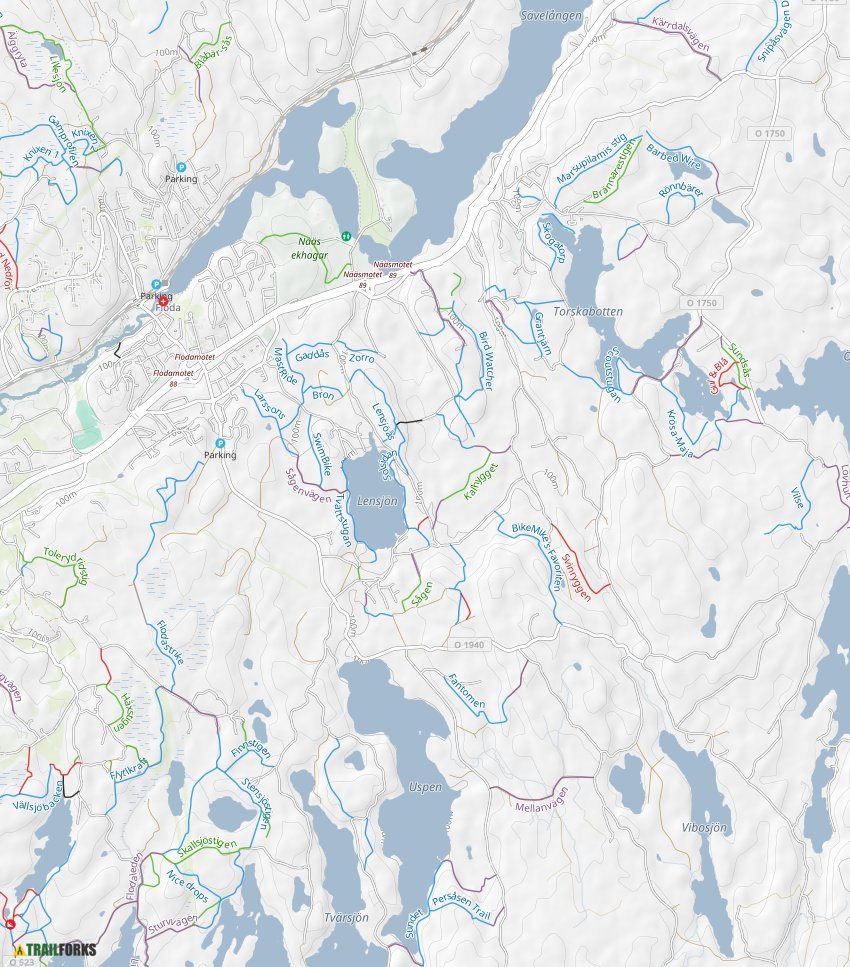 Floda, Lerum Mountain Biking Trails | Trailforks
