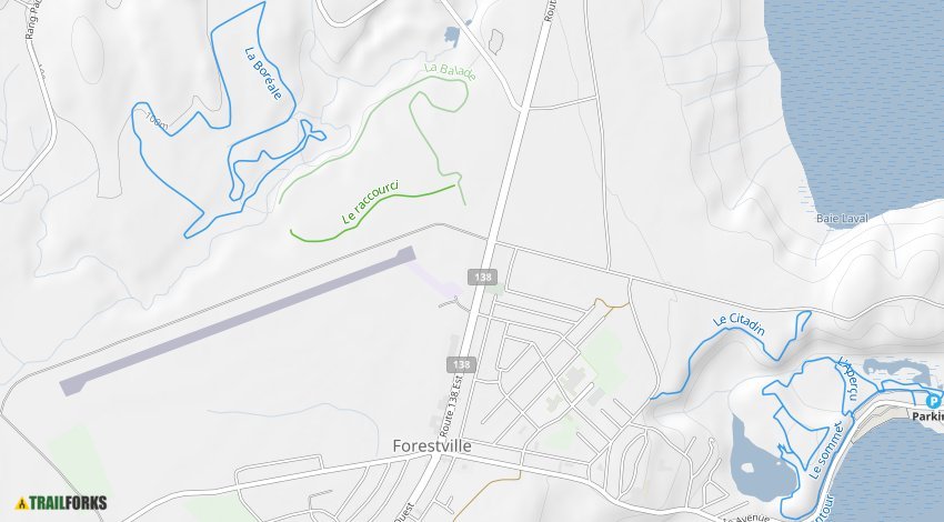 Forestville, Quebec Mountain Biking Trails | Trailforks