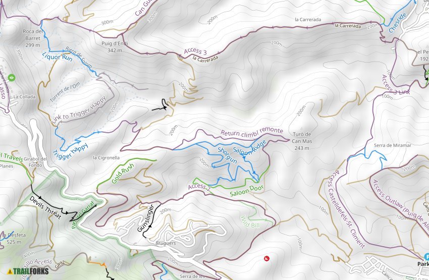 Gava & Sant Climent South, Gavá Mountain Biking Trails | Trailforks