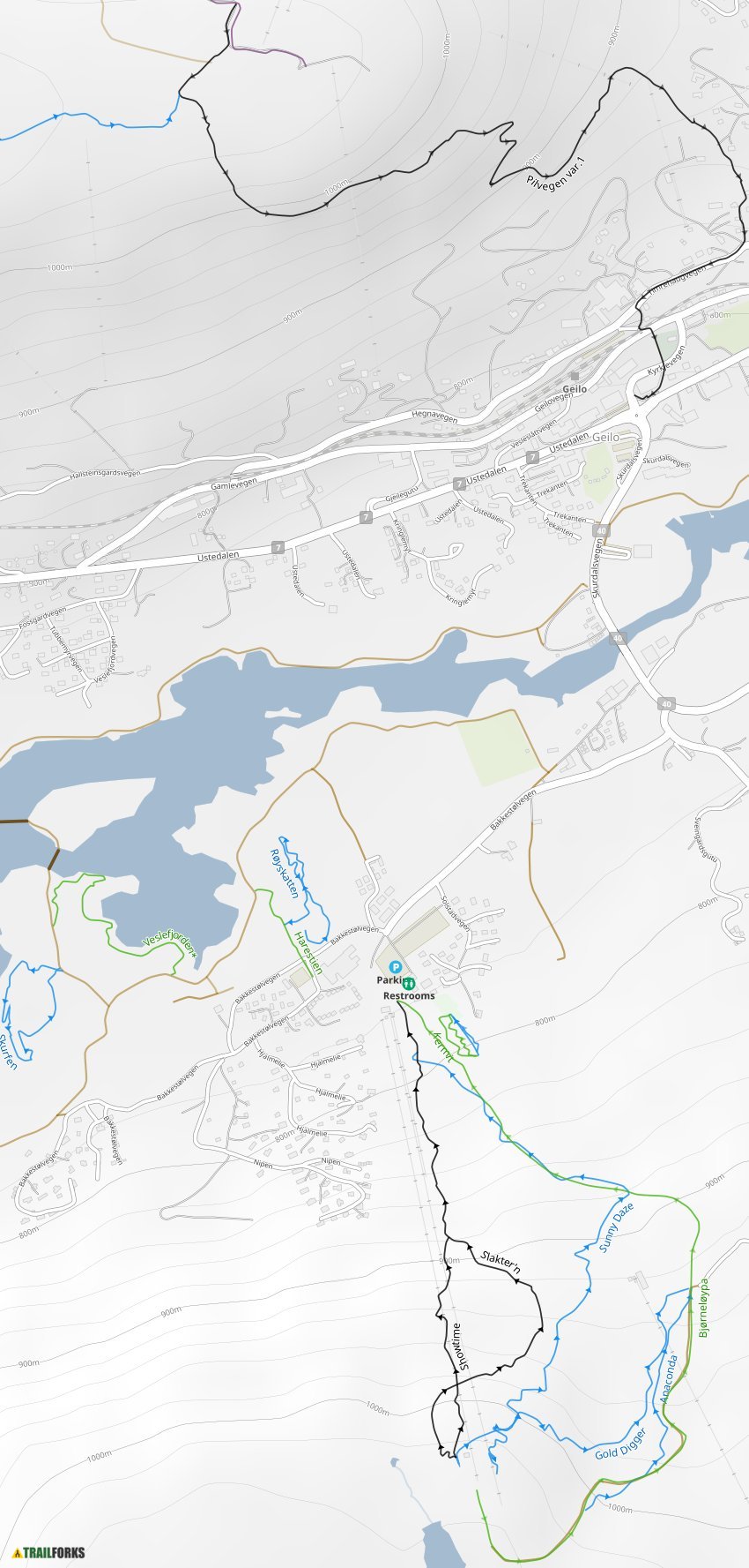 Geilo, Norway Mountain Biking Trails | Trailforks