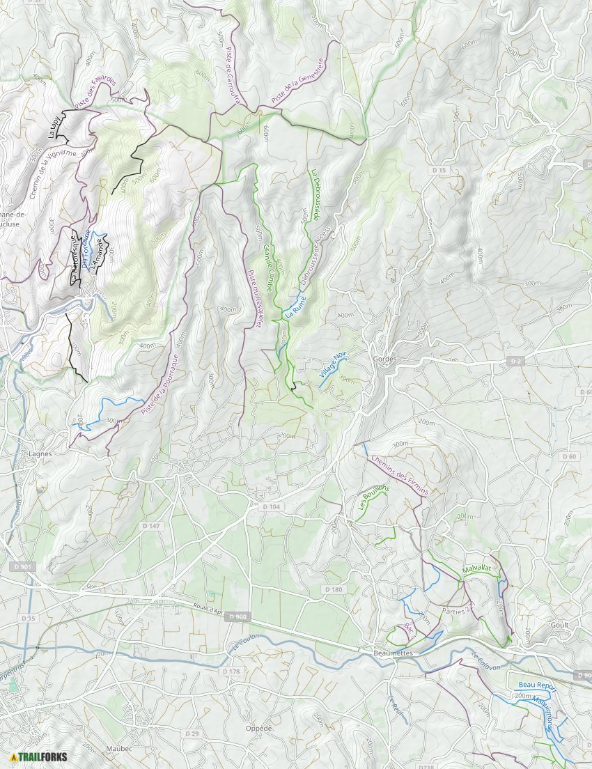 Gordes, France Mountain Biking Trails | Trailforks