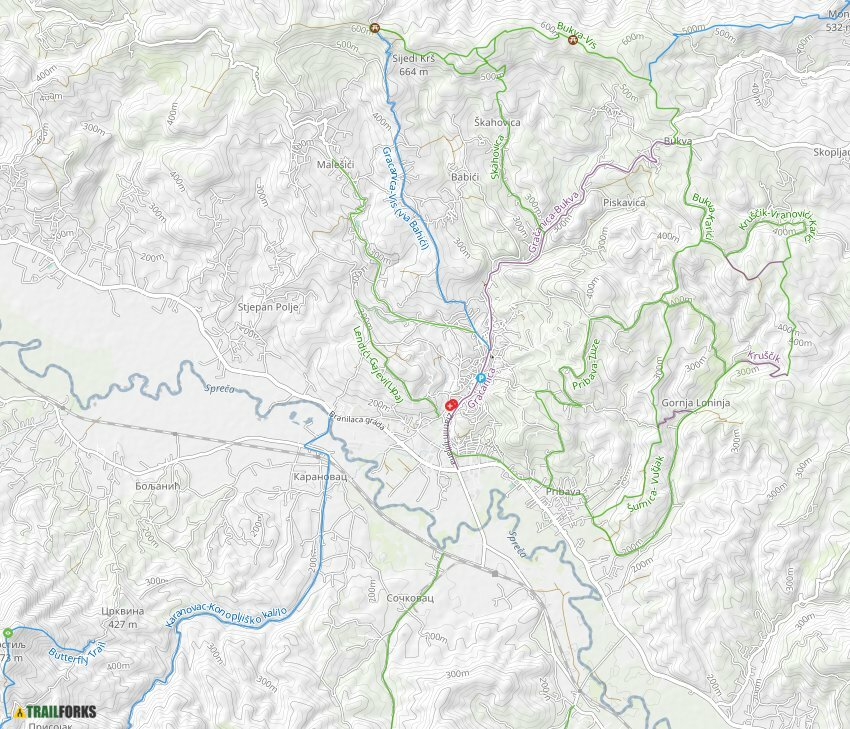 Gracanica Trails Mountain Biking Trails | Trailforks