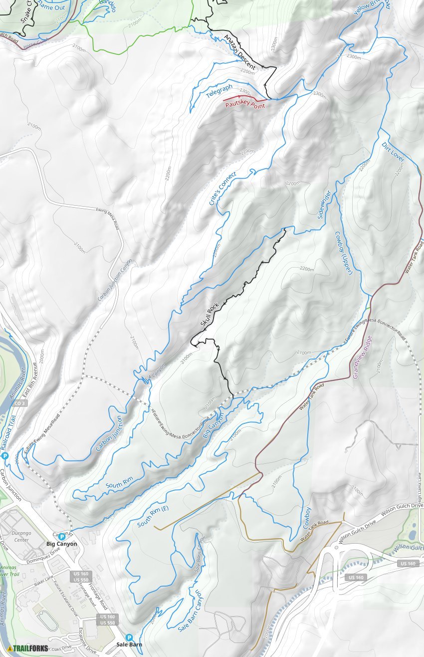 Grandview Ridge, Durango Mountain Biking Trails | Trailforks